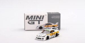 s15 silvia lb-super silhouette #23 right hand drive formula drift japan 2021 ltd ed 4200 pcs 1/64 diecast model car by true scale miniatures mgt00434