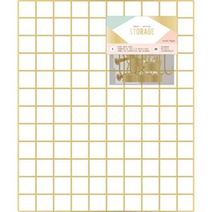 american crafts crate paper wire system storage grid panel 20 x 24 inch 33 piece, 20″x24″