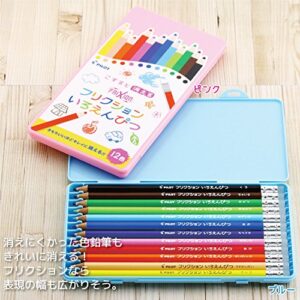 Pilot Frixion Eraseable Colored Pencil 12 Colors with Exclusive Pen Case