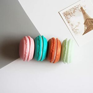 AKOAK 6 Pcs Mini Macaron Candy Box Earrings/Ring/Necklace/Headphones/SD Card Storage Box Round Pill Box