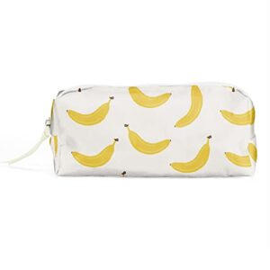 pencil pouch pencil case pencil bag pen case pouch box organizer for teen girls boys school students men women waterproof zipper pouch for office supplies makeup, banana print banana lover gifts