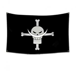 anime one piece straw hat pirates flag home bedroom wall decor banner printed painting luffy skull flags 60*90cm（23.6 x 35.4 inches）