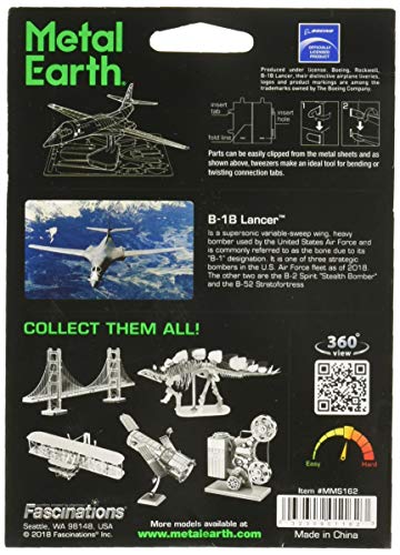 Metal Earth B-1B Lancer 3D Metal Model Kit Fascinations