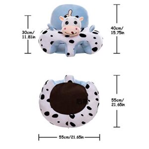 Xinrimoy Baby Support Seat Sitting Chair, Infant Sitting Chair Safe Baby Sofa Chair, Animals Soft Plush Floor Support Seat, Learn to Sitting Chairs for 0-3 Years Old Newborn Kids