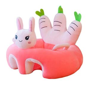 Xinrimoy Baby Support Seat Sitting Chair, Infant Sitting Chair Safe Baby Sofa Chair, Animals Soft Plush Floor Support Seat, Learn to Sitting Chairs for 0-3 Years Old Newborn Kids