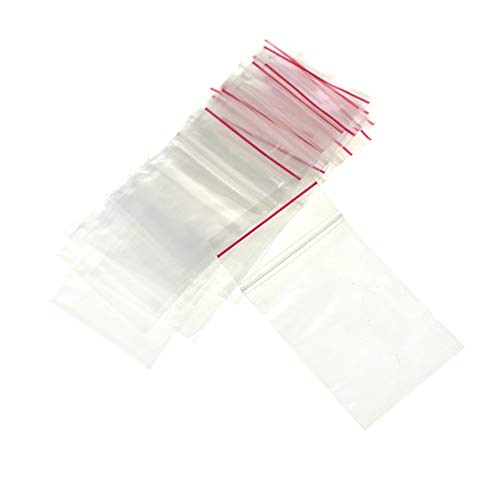 Homeford Mini Plastic Zip-Lock Bags, 2-Inch, 180-Count