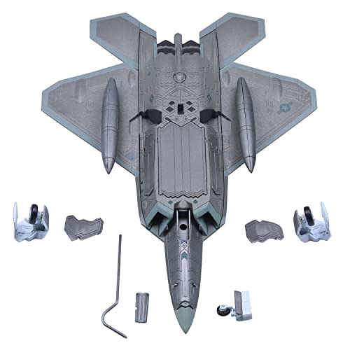 Udnorbay F-22 Raptor Fighter Attack Airplane Model 1/100 Military Aircraft Diecast Models