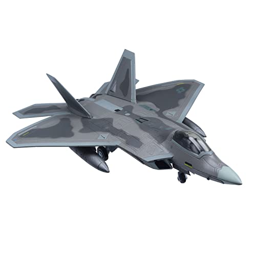 Udnorbay F-22 Raptor Fighter Attack Airplane Model 1/100 Military Aircraft Diecast Models