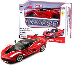 maisto 1: 24 assembly line ferrari fxx-k red