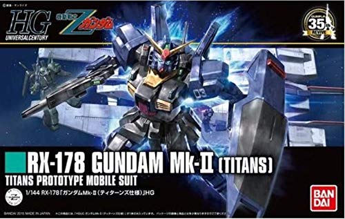 Bandai Hobby - Z Gundam - #194 Gundam Mk-II (Titans), Bandai Spirits HGUC 1/144 Model Kit