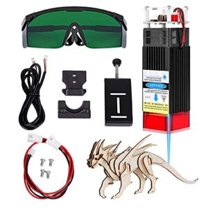 sovol 3d 40w engraving laser module (5w output optical power), cnc laser head kit with eye protection design, for sv series & ender series 3d printers and cnc engraving cutting machine