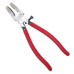 key fob pliers tool, 8 inch glass running pliers attach rubber tips, with adjustable screw