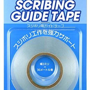 ハイキューパーツ(HiQparts) Guide Tape for Sujibori 0.1 inch (3 mm) (98.4 ft (30 m) Roll)