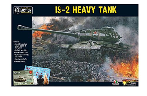 Bolt Action is-2 Heavy Tank 1:56 WWII Military Wargaming Plastic Model Kit