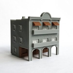 Outland Models Train Layout City Classic 3-Story Arcade Building Z Scale 1:220