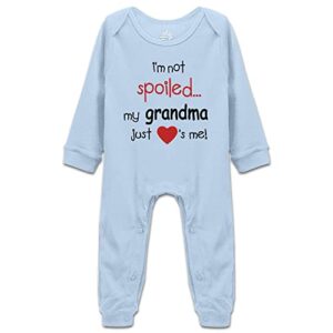 i’m not spoiled my grandma just loves me baby onesie bodysuit short sleeve/sleeveless/long sleeve rompers