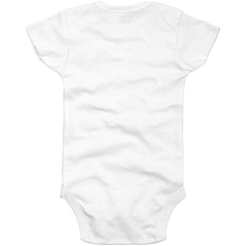 Funny King Baby Arthur Crown Onesie: Baby Onesie White