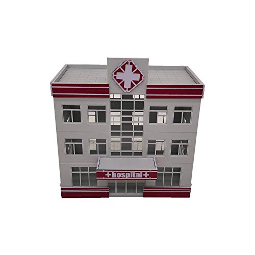 Outland Models Railway Scenery City Small Hospital/Clinic Building 1:64 S Scale