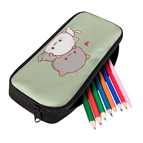 Ystardream Cute Cat Pencil Case for Boys Pencil Pen Case Big​ Capacity College Office Pencil Pouch Organize Bag for Teens Girls Adults Student