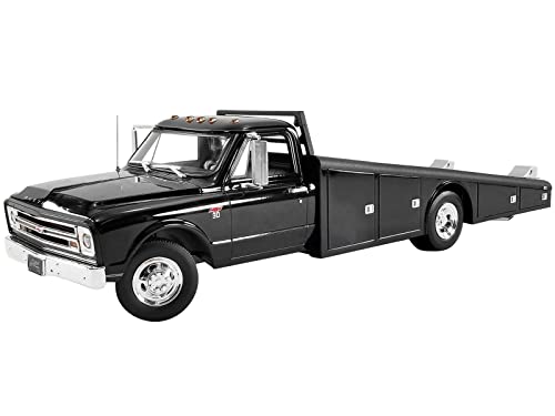 1967 Chevy C-30 Ramp Truck Black Limited Edition to 476 Pieces Worldwide 1/18 Diecast Model Car by Acme A1801710