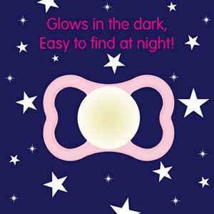 MAM Air Day & Night Baby Pacifier, for Sensitive Skin, Glows in The Dark, 3 Pack, 16+ Months, Boy,3 Count (Pack of 1)