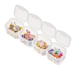 104 Pcs Diamond Bead Painting Storage Case, Removable Clear Plastic Painting Drill Organizer for Nail Art Rhinestone Jewelry DIY Diamond Cross Stitch Tools and Other Small Items