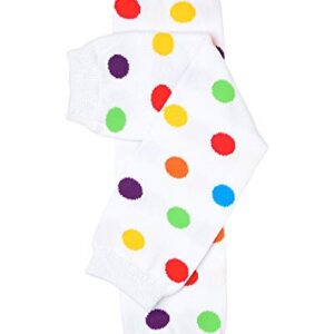 juDanzy Rainbow Polka Dot Baby and Toddler Leg Warmers