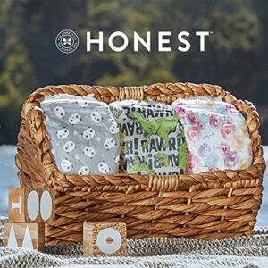 The Honest Company Clean Conscious Diapers | Plant-Based, Sustainable | Dots & Dashes + Multi-Colored Giraffes | Club Box, Size 1 (8-14 lbs), 80 Count