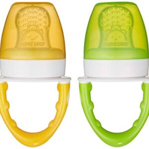 Amazon Brand - Mama Bear Silicone Feeder (Pack of 2)