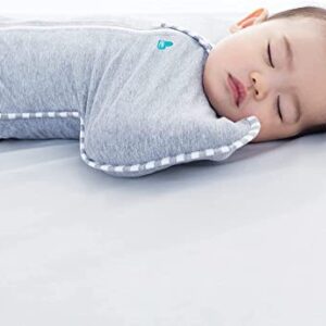 Love To Dream Swaddle UP, Gray, Small, 8-13 lbs, Dramatically Better Sleep, Allow Baby to Sleep in Their Preferred arms up Position for self-Soothing, snug fit Calms Startle Reflex