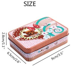 maxgoods Storage Boxes Stationery Cartoon Hairpin Jewelry Box Desktop Iron Dustproof(elephant)