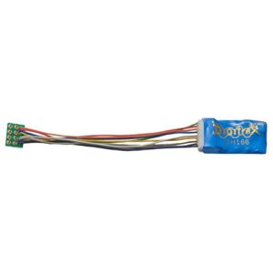 digitrax dgtdh166p ho dcc decoder prem s6, 3.2″wires 6fn 8-pin 1.5a