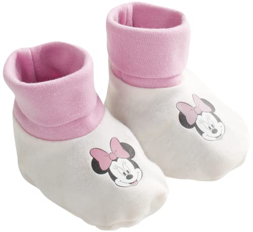 Disney Baby Newborn Girls' Layette Set - Bodysuit, Pants, Booties, Hat: Minnie Mouse, Winnie the Pooh, Bambi (0-9M), Size 6-9 Months, Minnie Mouse