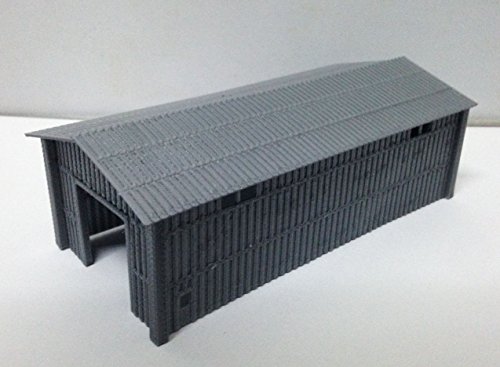 Outland Models Train Large Metal Style Shed for Warehouse/Factory N Scale