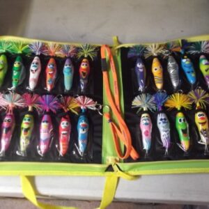 Kooky Pens Variety of 24 Different Variations with Neckstrap and Case