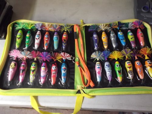 Kooky Pens Variety of 24 Different Variations with Neckstrap and Case