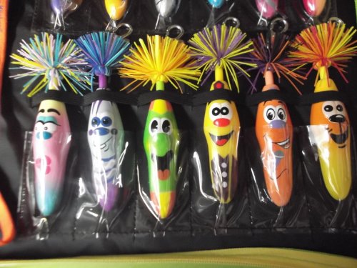 Kooky Pens Variety of 24 Different Variations with Neckstrap and Case