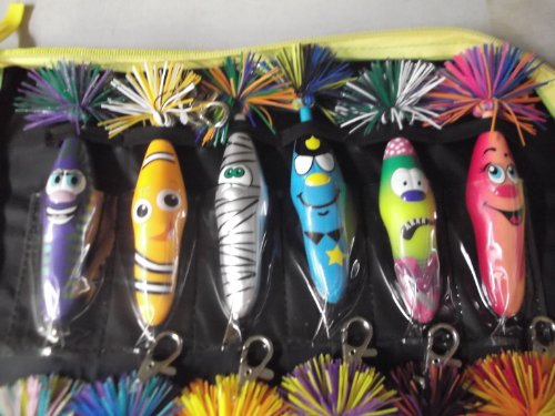 Kooky Pens Variety of 24 Different Variations with Neckstrap and Case