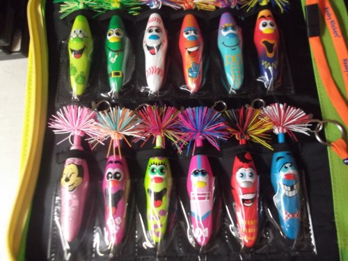 Kooky Pens Variety of 24 Different Variations with Neckstrap and Case