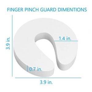 Door Pinch Guard and Door Slam Stopper 6pk. Use Safety Door Guard Made of Soft Foam to Keep Door Open. Serves As a Door Protector for Kids by Arcleer