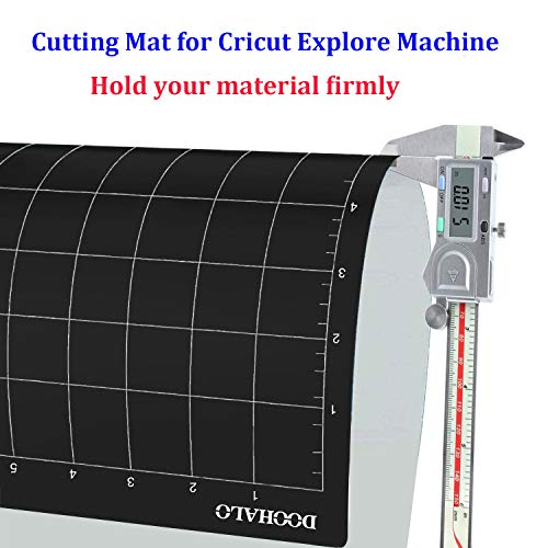 DOOHALO Cutting Mat for Cricut Maker and Cricut Explore Air2/One Smart Cutting Machine Expression 12 X 12 inch 3 Pack Replacement Standardgrip Adhesive Vinyl Mats