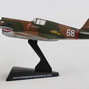 Daron Worldwide Trading P-40 Warhawk Hell's Angels 1:90 Vehicle, Brown , Black