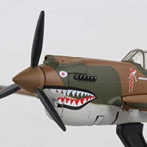 Daron Worldwide Trading P-40 Warhawk Hell's Angels 1:90 Vehicle, Brown , Black