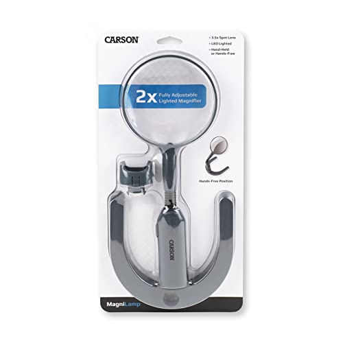 Carson MagniLamp Lighted 2-in-1 Magnifier