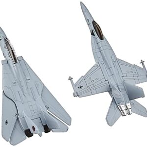 Corgi Top Gun Maverick & Goose's F14 Tomcat (Top Gun 1986) & Rooster's F/A-18 Hornet (Top Gun Maverick) Fit The Box Aircraft Display Models CS90682