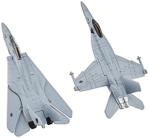 Corgi Top Gun Maverick & Goose's F14 Tomcat (Top Gun 1986) & Rooster's F/A-18 Hornet (Top Gun Maverick) Fit The Box Aircraft Display Models CS90682