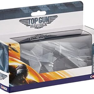 Corgi Top Gun Maverick & Goose's F14 Tomcat (Top Gun 1986) & Rooster's F/A-18 Hornet (Top Gun Maverick) Fit The Box Aircraft Display Models CS90682