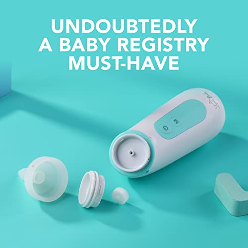 Lunobaby Nasal Aspirator for Babies - Rechargeable Baby Nose Sucker Must-Haves for First Time Mom - Electric Nose Aspirator for Infants and Toddlers