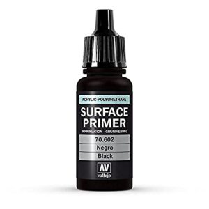 Vallejo Acrylic Polyurethane, 17ml, Black Primer