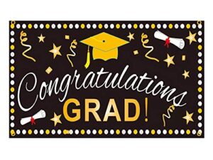 2022 graduation banner 3×5 ft congrats grad banner graduation party decorations & supplies